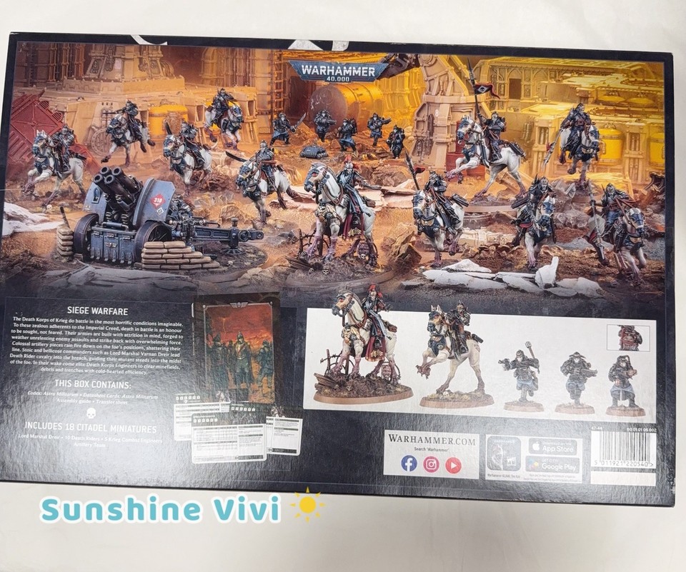 NEW Sealed Astra Militarum: Death Korps of Krieg Army Box Set Warhammer ...