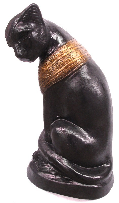 20" Large Ancient Egyptian Cat Bastet Museum Reproduction Classical Art ...