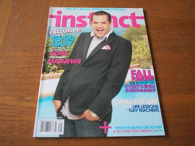 Instinct Magazine 2007 LGBT Gay Mens Interest Fashion Lifestyle ROSS ...