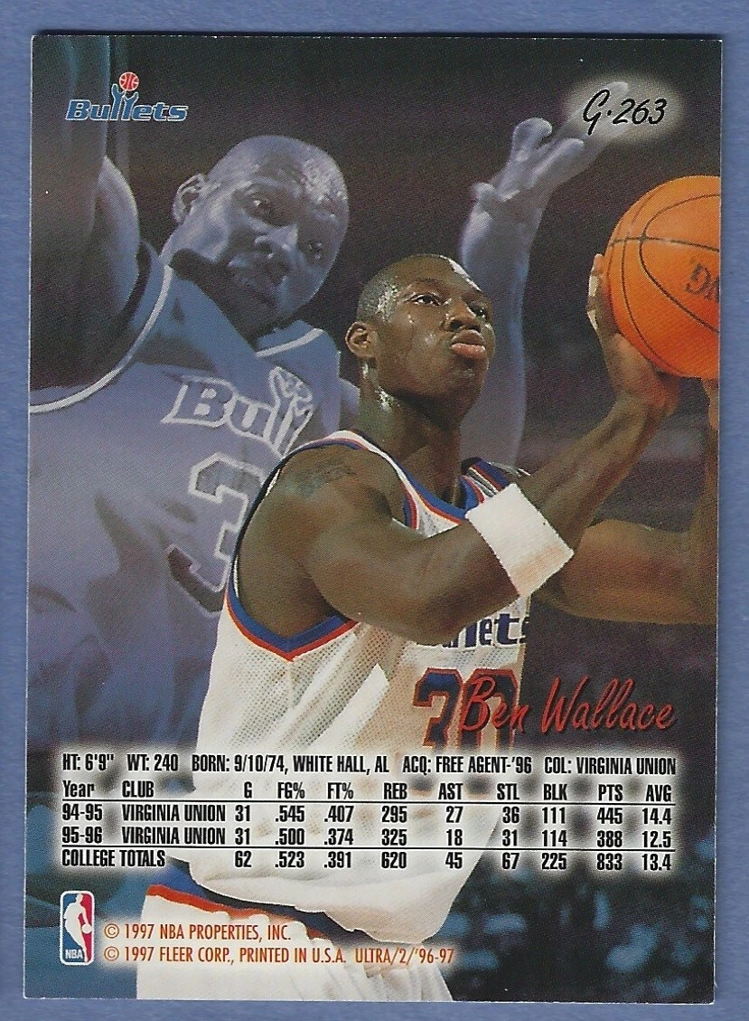 Ben Wallace Bullets