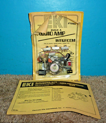 EKI Electronic Kits International Audio Amp/Intercom Kit #886 NOS ...