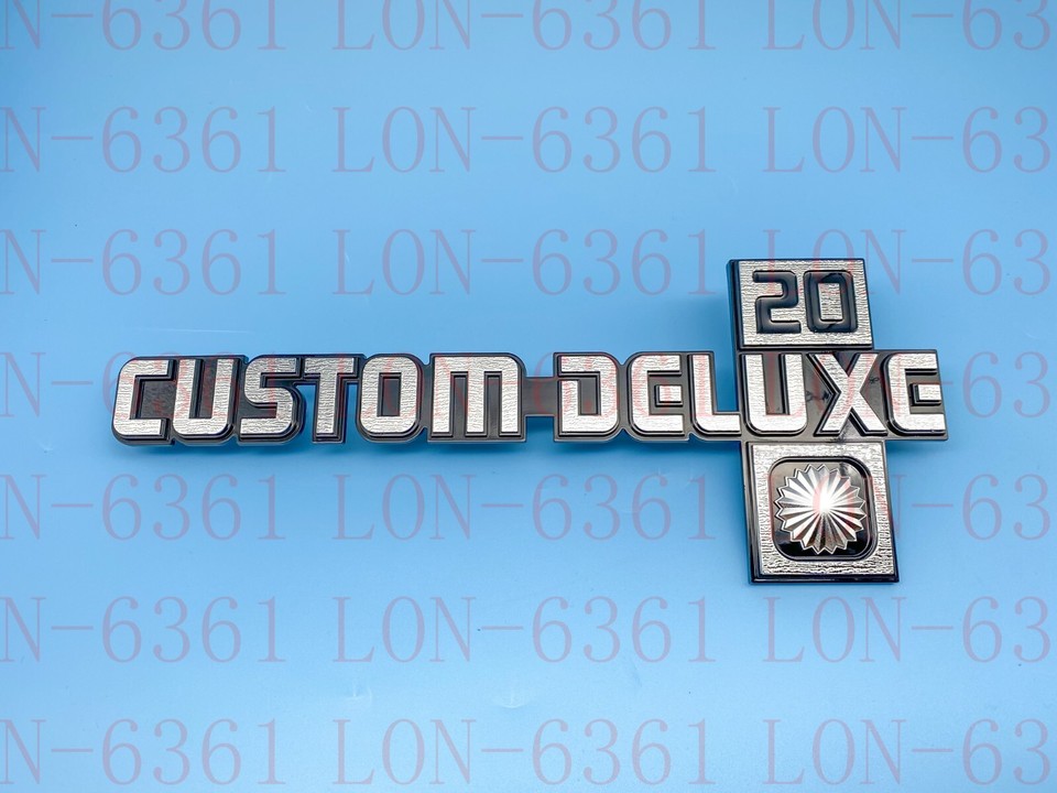 for Chevrolet Custom Deluxe 20 Badge Emblem Insert Set Badge Logo ...