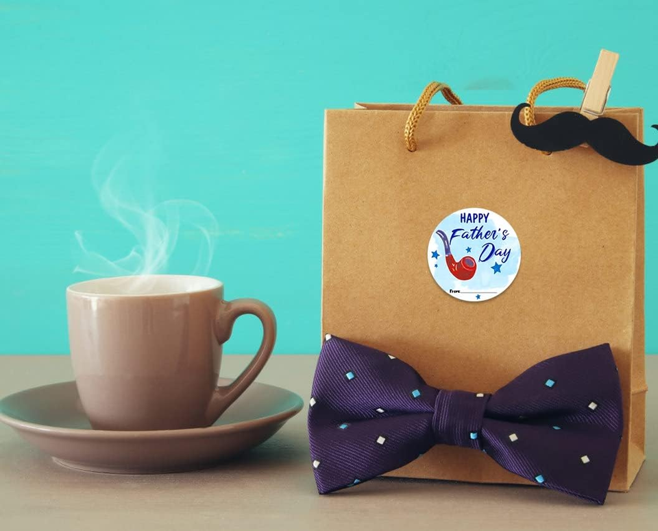 Fathers Day Stickers - 36Pcs Happy Father'S Day Gift Tags Labels 1.5 ...