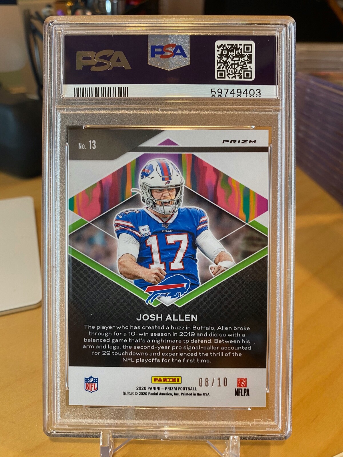2020 Panini Prizm - Hype Gold Prizm #13 Josh Allen /10 for sale online ...