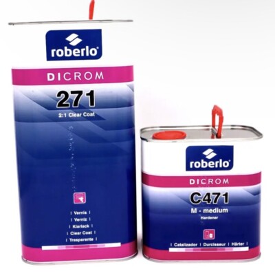 Roberlo 2:1 Clear Coat Kit DICROM 271 | Multi-Stage Auto Paint