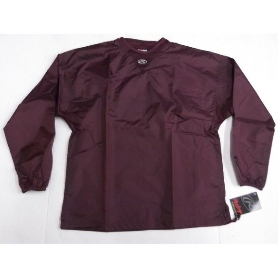 Rawlings Pro BCJ Maroon Nylon Pullover Jacket Adult | eBay