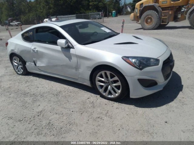 2022 Hyundai Genesis White Coupe