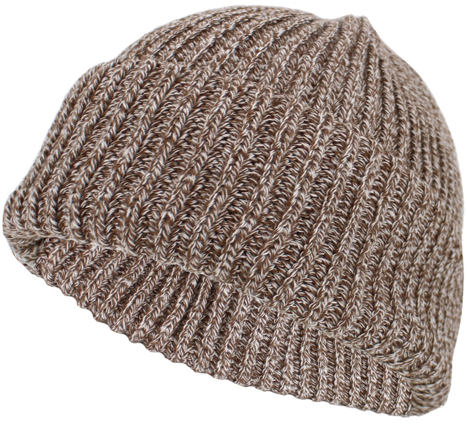 THICK Ribbed Beanie Knit Ski Cap Skull Hat Warm Solid Color Winter Cuff ...