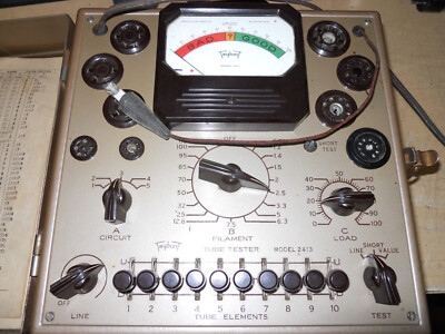 Triplett Tube Tester - Model 2413 - with Manual | eBay