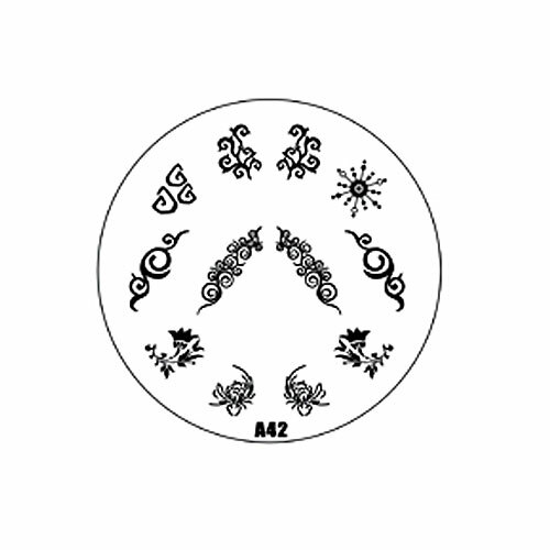 Stamping Nailart Schablone für Stamping Lack Nr. STL-A42 | eBay