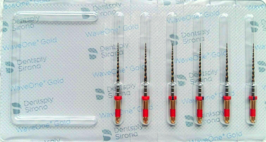 ALL SIZE Waveone Gold Wave One Endodontic File Root Canal Dentsply 6pcs ...