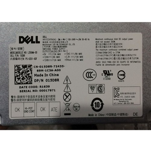 Power Supply For Dell PS-6351-6DF L350AM-00 015D8R 15D8R | eBay