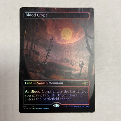mtg blood crypt borderless foil | eBay