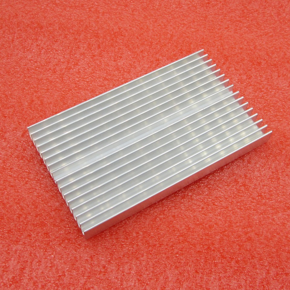 Heat sink 100X60X10mm IC Heatsink Aluminum Cooling Fin For CPU LED ...