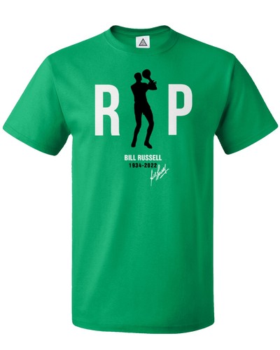 Bill Russell Memorial RIP Boston Basketball Legend Unisex T-Shirt | eBay