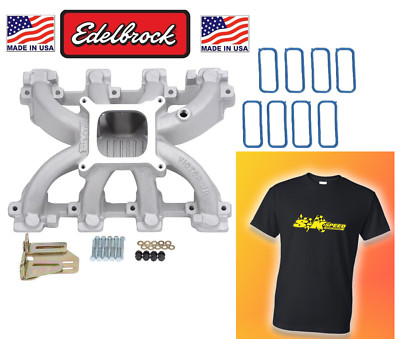 Edelbrock Victor Jr. 29087 LS1 Carb Manifold with FREE Gasket Set ...