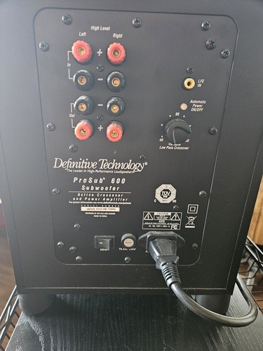Definitive Technology ProSub 600 Home Theater Powered Subwoofer TESTED ...