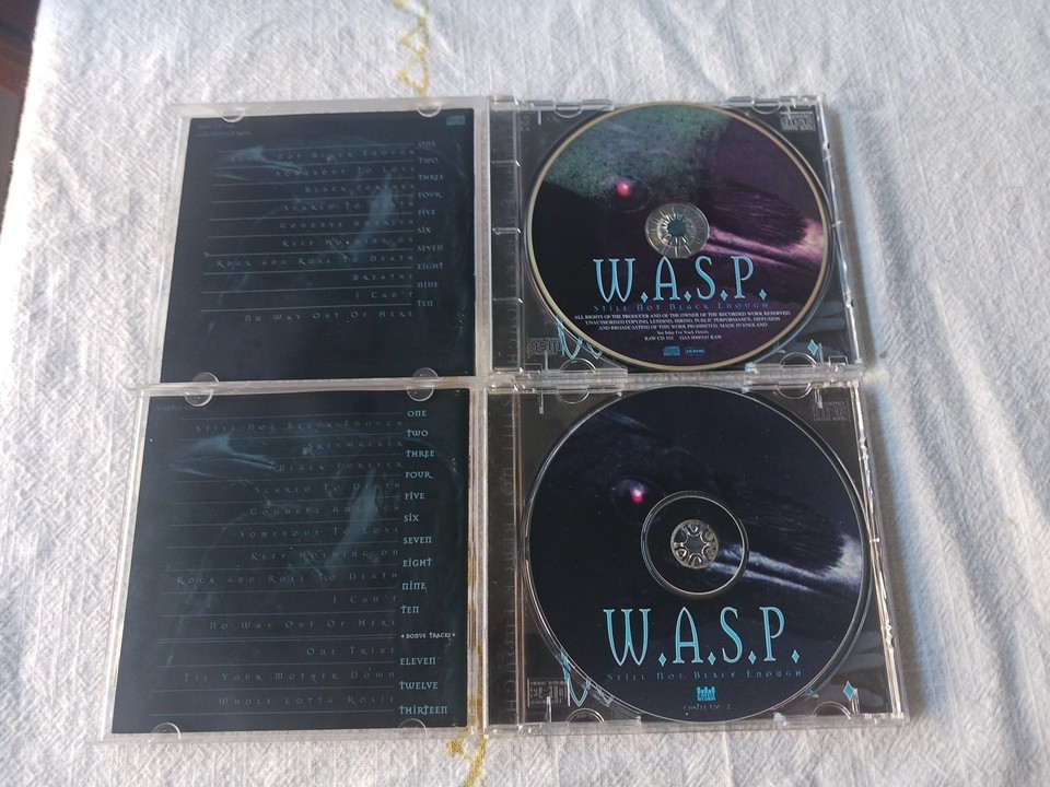 W.A.S.P. cd's lot of 2. Still Not Black Enough. AUTOGRAPHED by Stet Howland | eBay