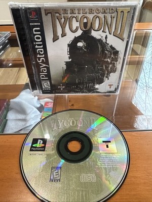 Railroad Tycoon II (Sony PlayStation 1, 2000). Tested. Resurfaced Disc ...