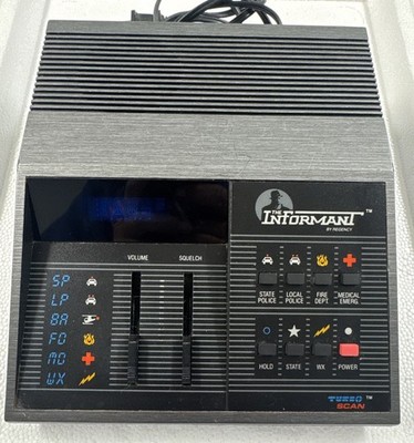 VTG Informant Regency Turbo Scan Radio Receiver INF-5 Police Fire ...