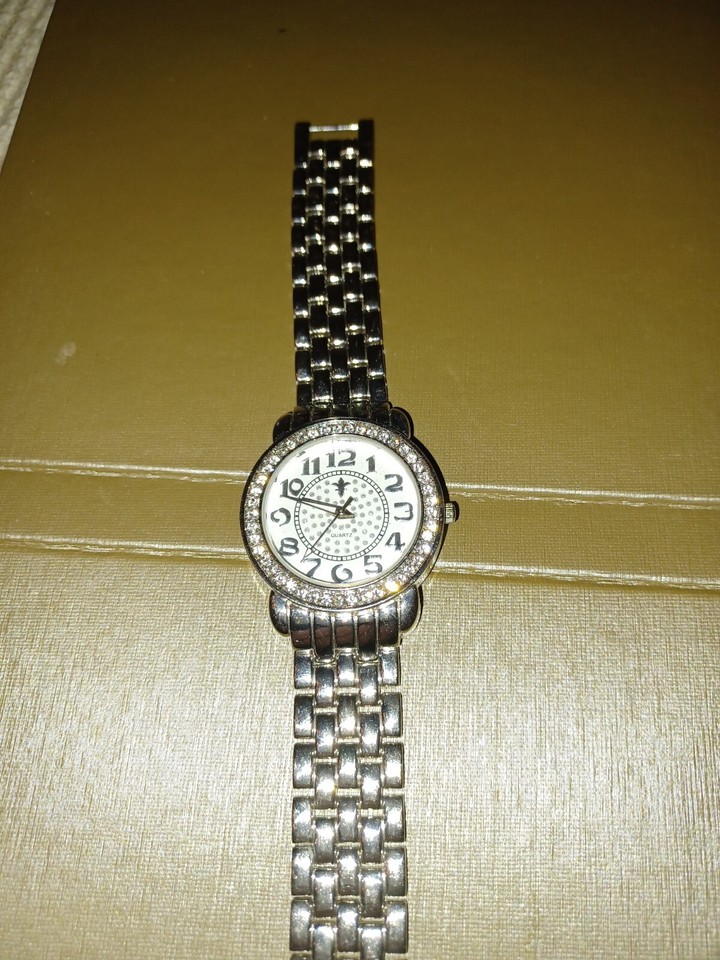 Women's Costume Watch, Accutane Watch Corp, silver tone, needs battery ...