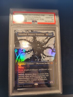 POP 1🔥 Tekuthal Inquiry Dominus STEP COMPLEAT FOIL PSA 10 MTG | eBay