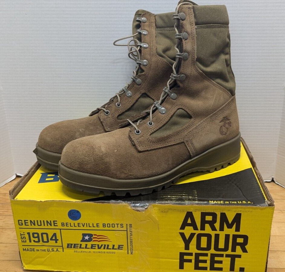 Size 11.5 Belleville 550 ST Men's USMC Combat Boot Steel Toe Mojave | eBay