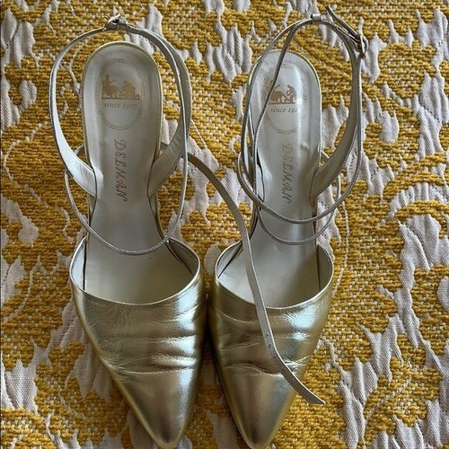 Delman I. Magnin gold pumps sz 8 vintage | eBay