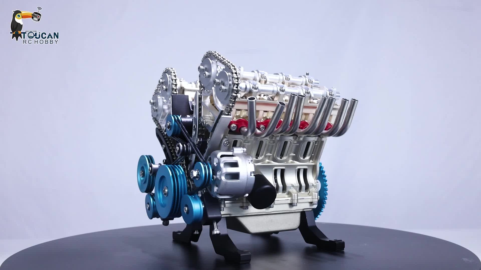 TECHING V8 Engine Building Kit 8 Cylinder Metal Machinery Display Model ...