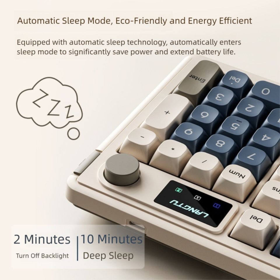 L98 Wireless Keyboard Tri-Mode Gaming Keyboard Office Keyboard Game and ...