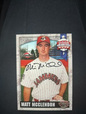 2000 Team Best Rookies - Authentic Autographs Matt Mcclendon (AU, RC ...