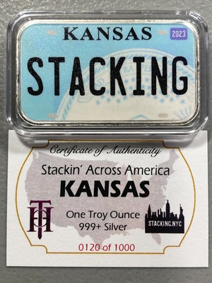 Kansas SAA 1z Silver Bar | eBay