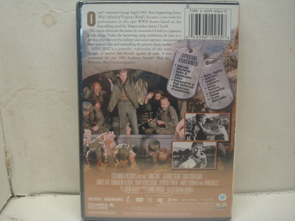 King Rat (George Segal) (DVD, 2003) NEW | eBay