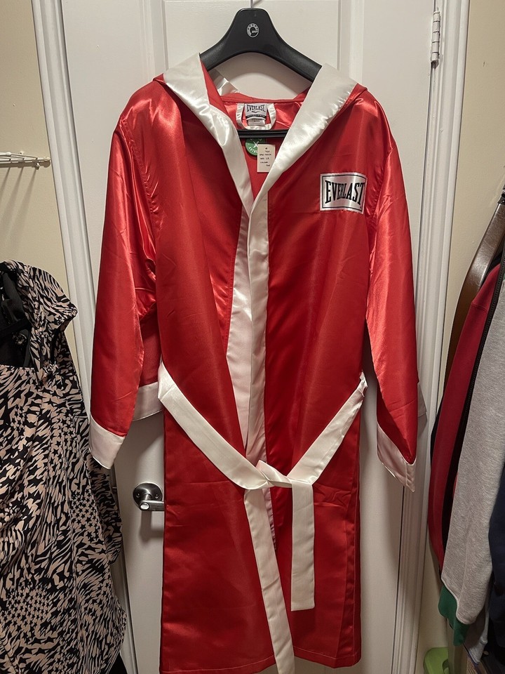 Supreme Everlast Satin Hooded Boxing Robe - Red New With Tags - Size ...