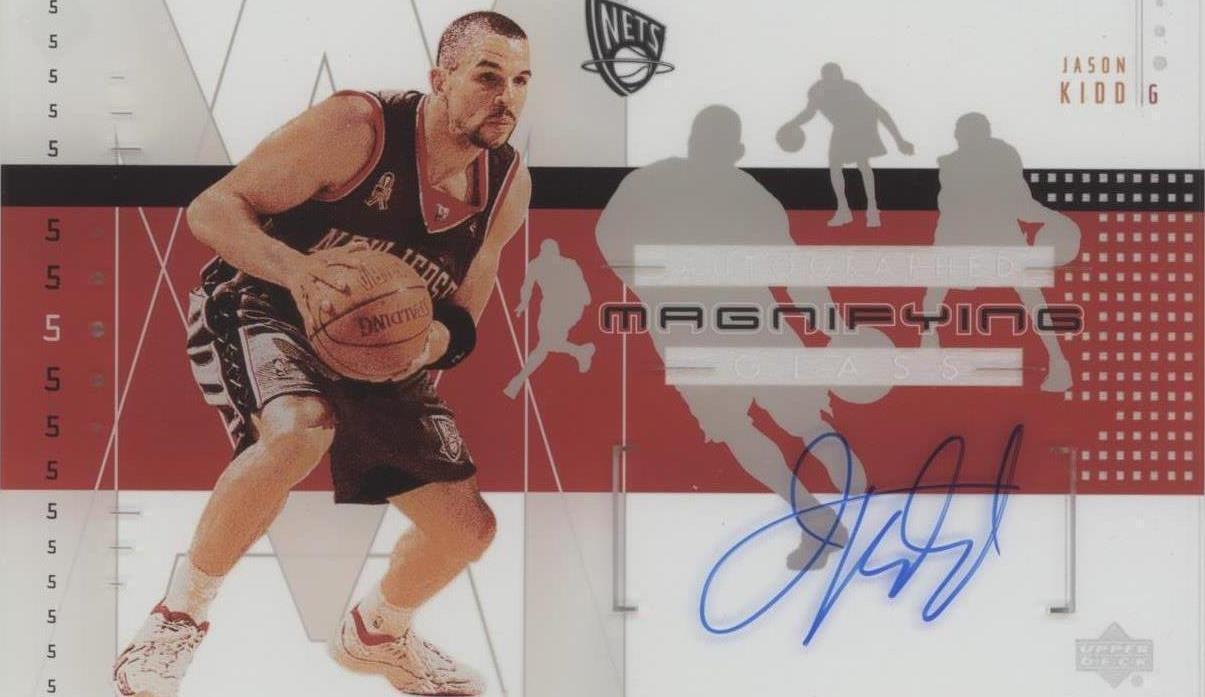 2002-03 UD Glass - Magnifying Glass Jason Kidd #JK-A Autographs (AU ...