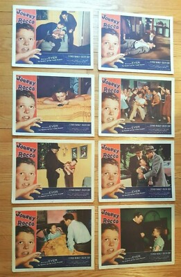 Set of 8 Color Lobby Cards of the movie "JOHNNY ROCCO" 1958 | eBay UK