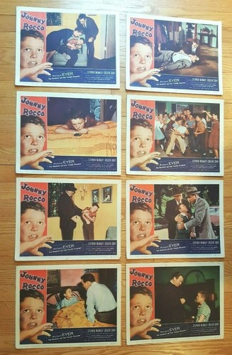 Set of 8 Color Lobby Cards of the movie "JOHNNY ROCCO" 1958 | eBay ...