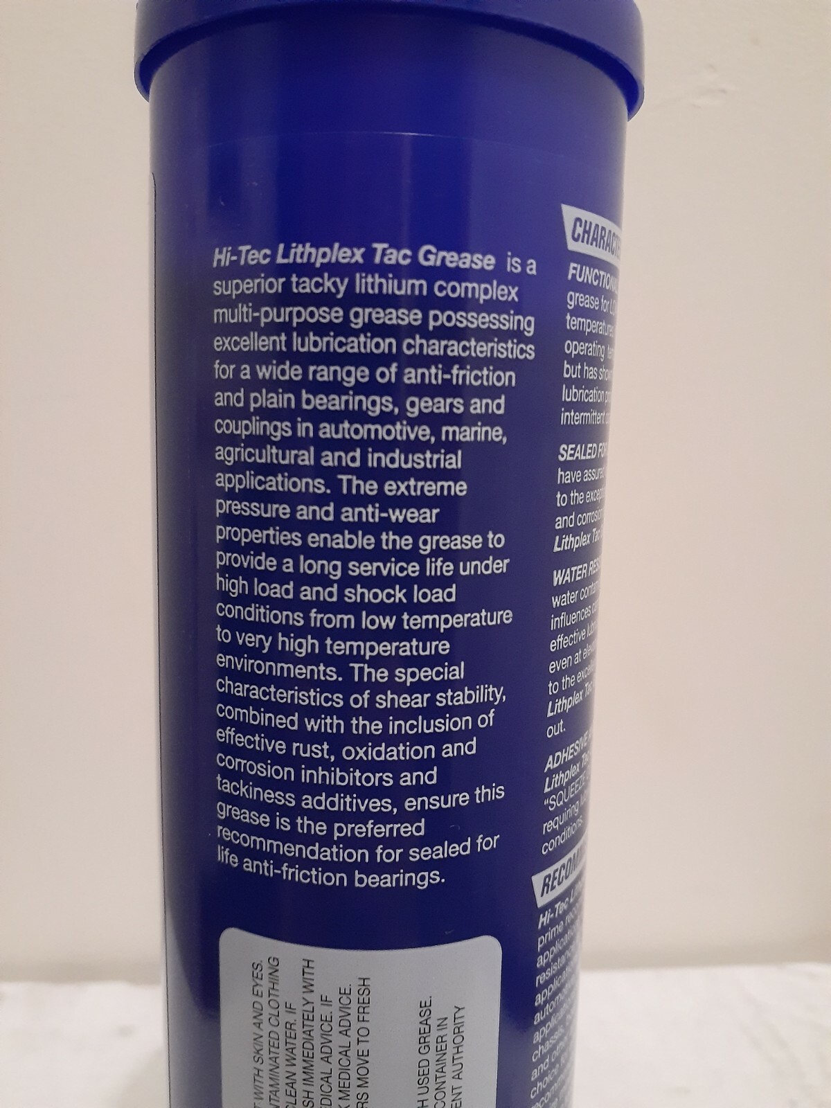 Blue EP2 Lithplex TAC Grease 450gm Cartridge | eBay