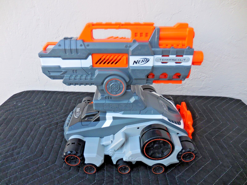 2016 Nerf Terrascout Drone RC Remote Control Elite Gun Turret | eBay