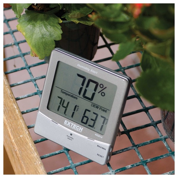 Extech 445814 Stationary Hygro Thermometer Psychrometer With Audible ...