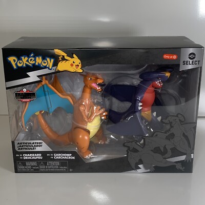 Jazwares Pokemon Select 2-Pack Articulated Charizard & Garchomp Target ...