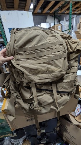 USMC FILBE Coyote complete Rucksack field pack+Waterproof - WP-WET ...