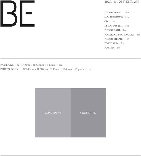 BTS - BE (BOXED SET) (DLX) (LTD) (POSTER) (POSTCARD) (PHOTO BOOK) NEW ...
