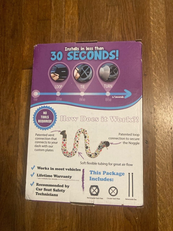 THE NOGGLE 8 Foot Extends The Air or Heat Direct From Vent To Your Kids ...