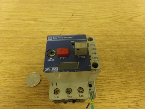 Telemecanique GV1-M05 Manual Starter w/ Contact GV1-A01 *FREE SHIPPING ...