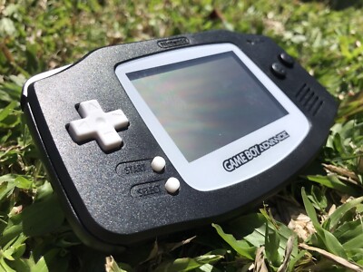 Nintendo Gameboy Advance GBA AGB-001 Green Atomic Purple Gaming Console ...