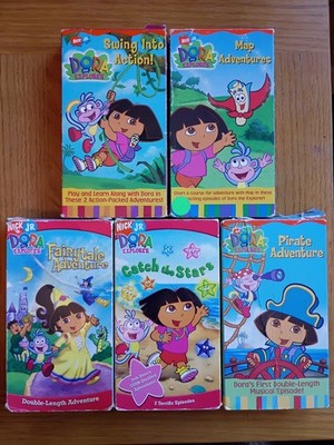 Nickelodeon Dora the Explorer VHS Tape Lot NTSC Animation & Adventure ...