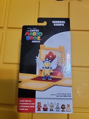 Super Mario Bros Movie General Koopa 1" Mini Figure w/Question Block ...