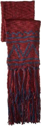 BCBGeneration Women's Mixed Border Fringe Muffler winter Scarf ...