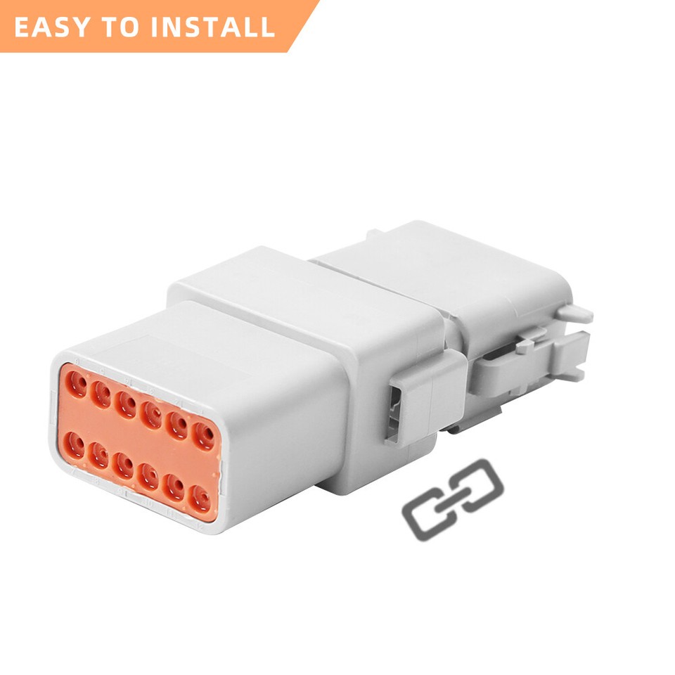 12 Pin DT04-12P DT06-12S Waterproof Electrical Connector Kit | eBay
